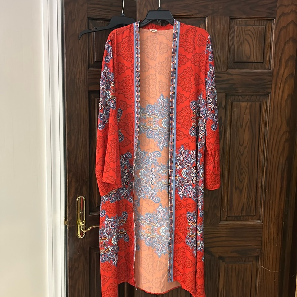 Reba, Red And Blue Duster - Gem